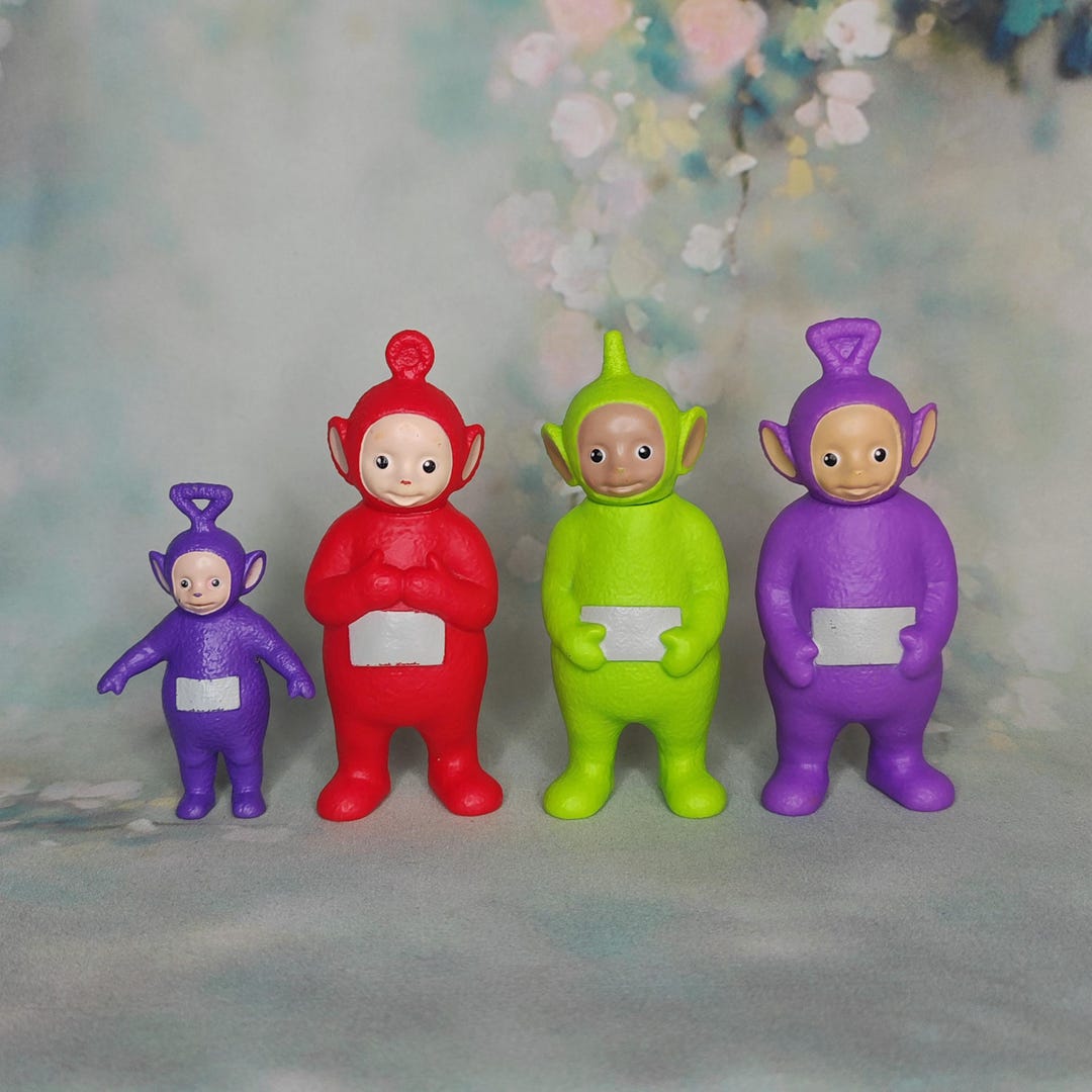 Full Set of 4 Vintage Teletubbies Character Options Figure Cbeebies ...