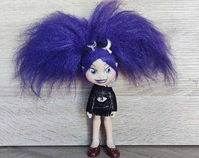 Trollz Doll Onyx Von Trollenberg | Rare Onyx Glitter and Glam Doll ...