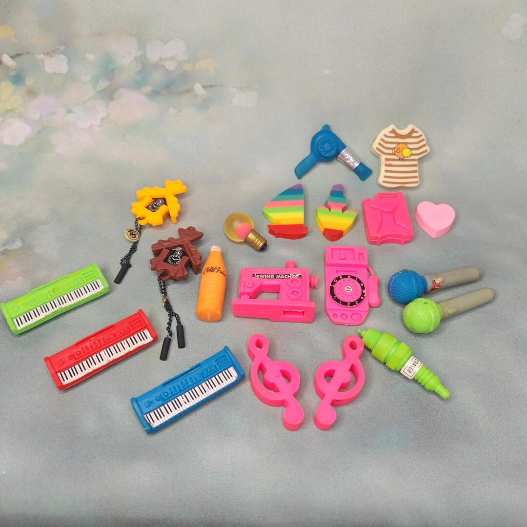 Set of 20 Unused Vintage Erasers | Made in Japan | Novelty Erasers ...