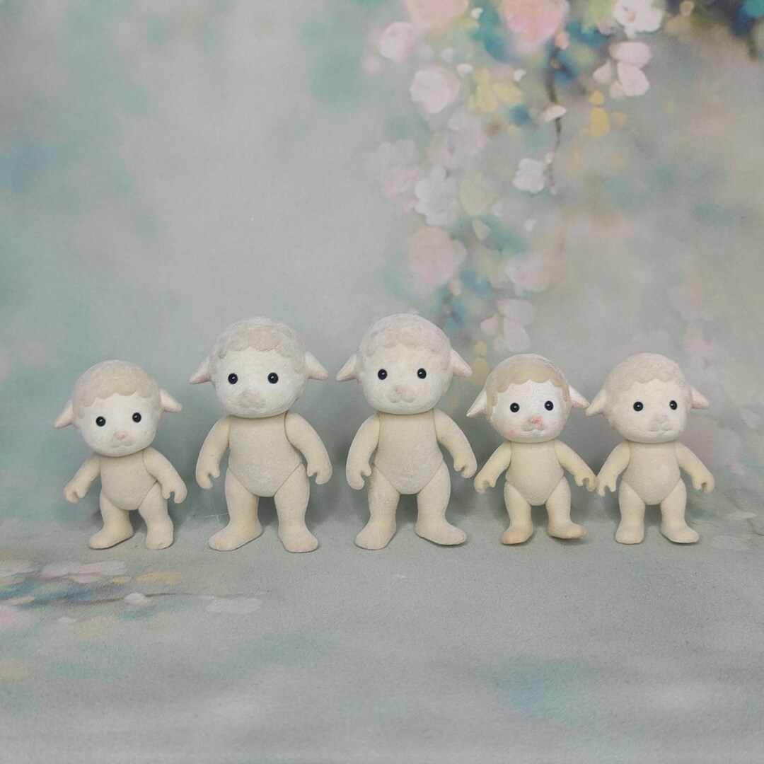 Set of 5 Calico Critters Sheep Family Figures Collectible Calico ...