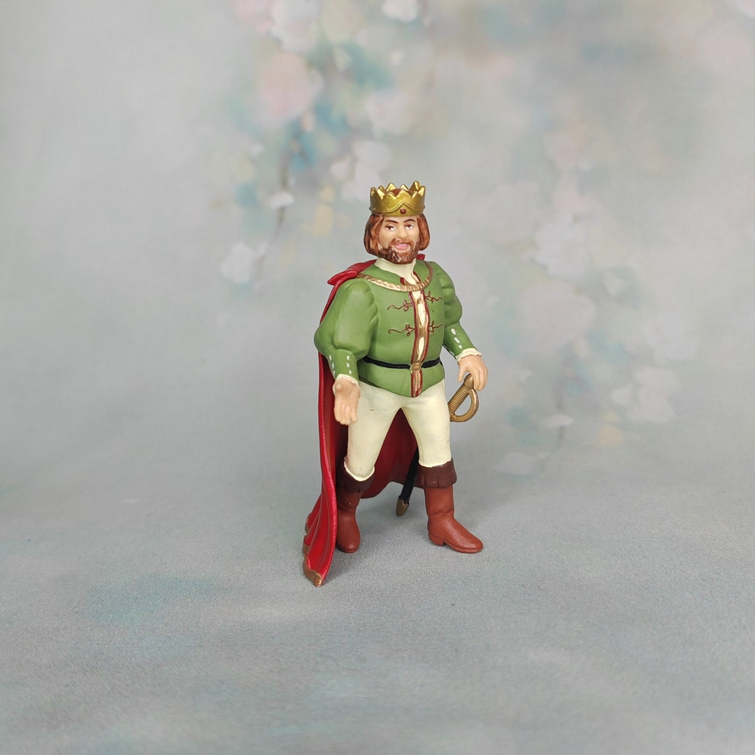 Vintage Rare Papo Figurine Medieval Royal King Collectible Figure ...
