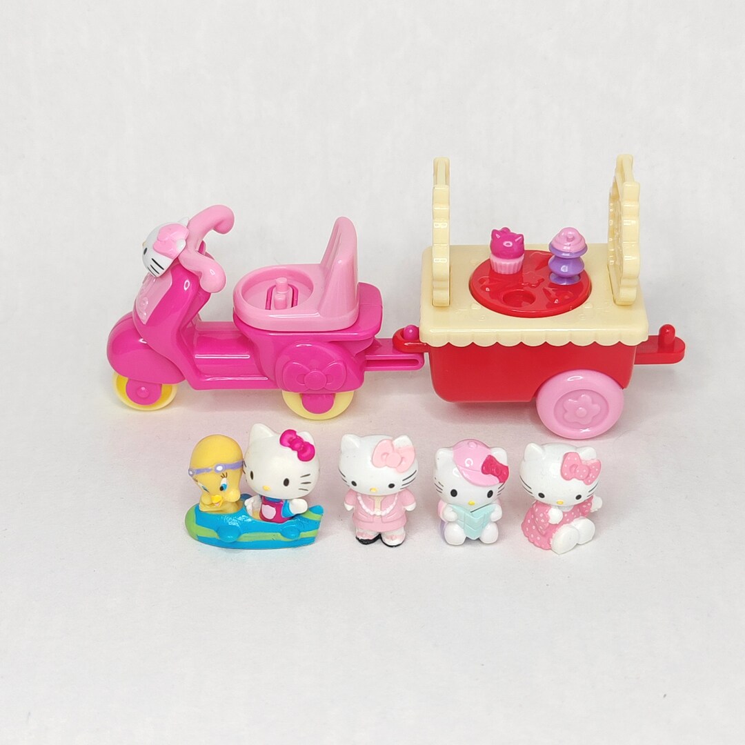 Set of Sanrio Hello Kitty Mini Figures Hello Kitty Mini Dolls ...