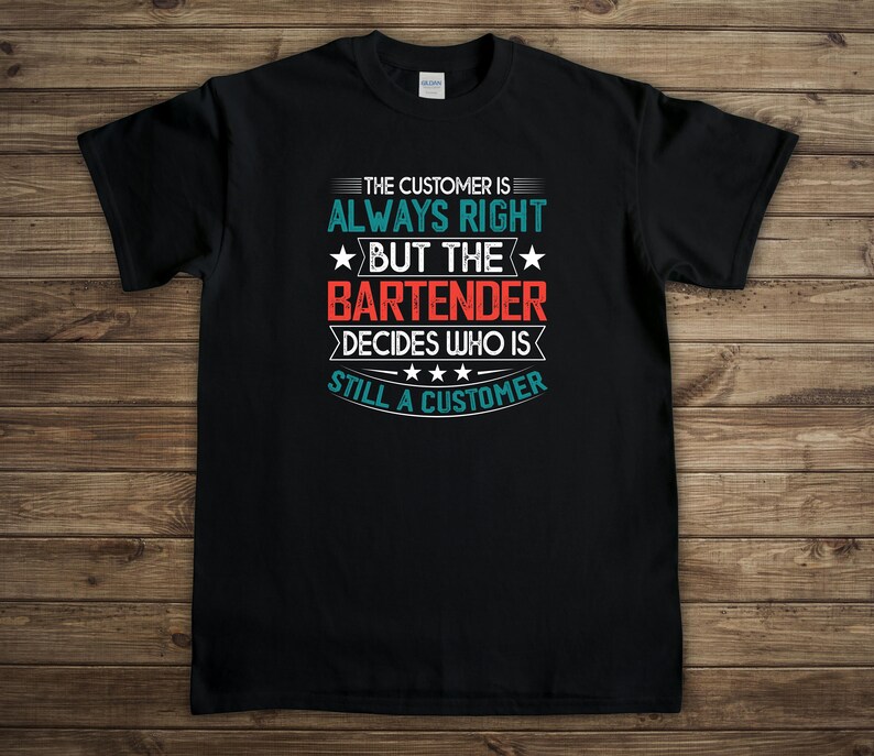 Bartender Shirt Bartender Gift Barmaid Shirt Barista Shirt - Etsy