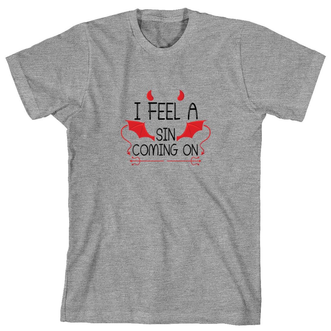 I Feel A Sin Coming Soon Shirt, Christmas Gift, Birthday Gift, Devil T ...