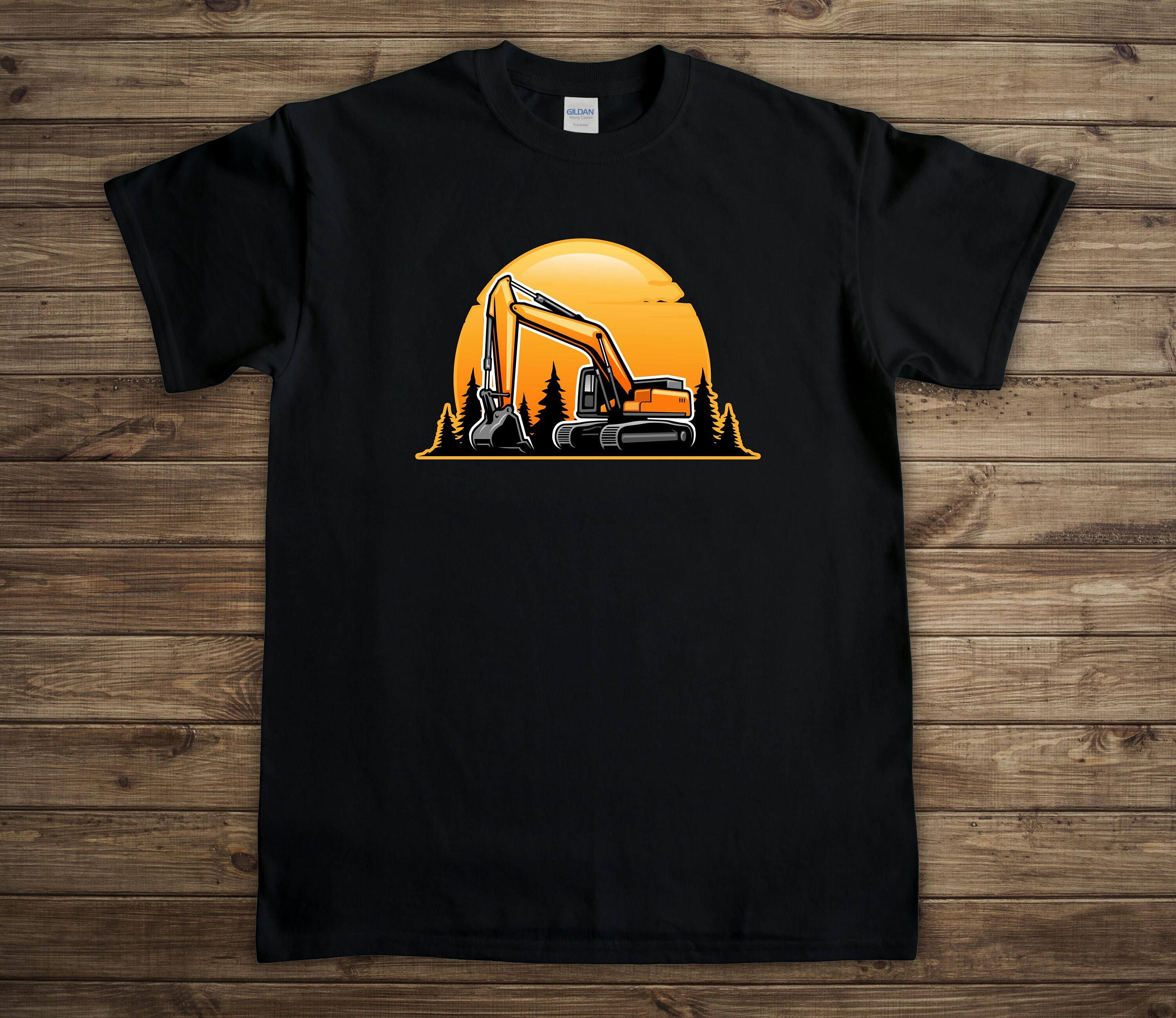 Excavator Shirt, Mini Excavator, Equipment Operator, Heavy Equipment ...