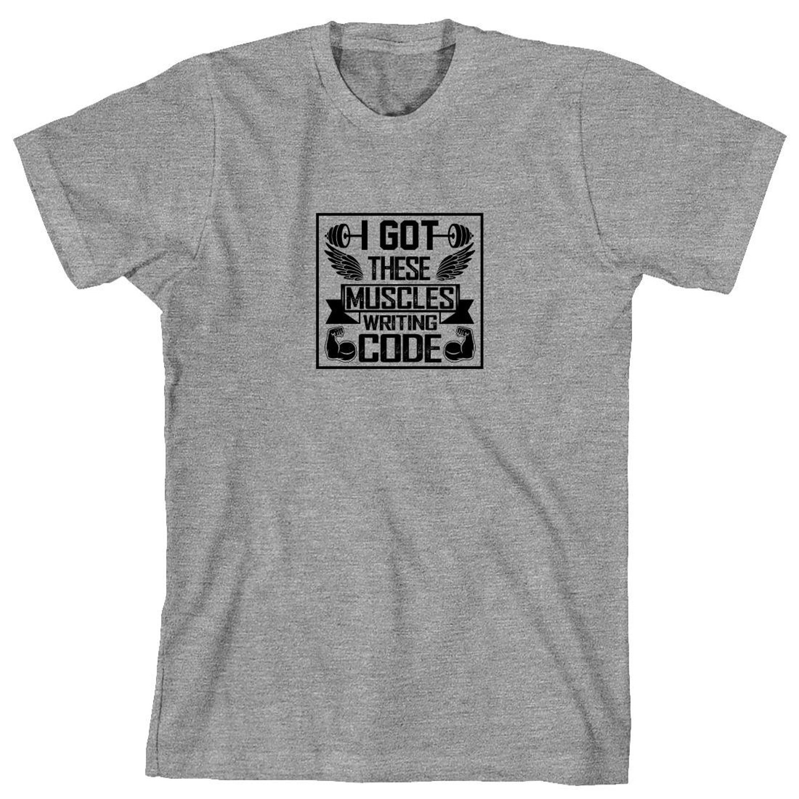I Got These Muscles Writing Code Shirt, Christmas Gift, Birthday Gift ...