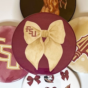 FSU Buttons | Seminole Boot, Gold Bow & Spear Official Licensed Florida ...