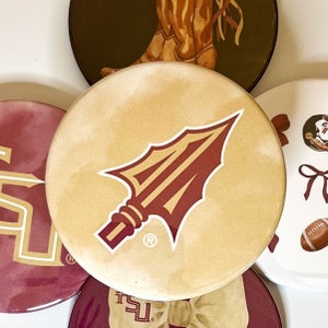 FSU Buttons | Seminole Boot, Gold Bow & Spear Official Licensed Florida ...