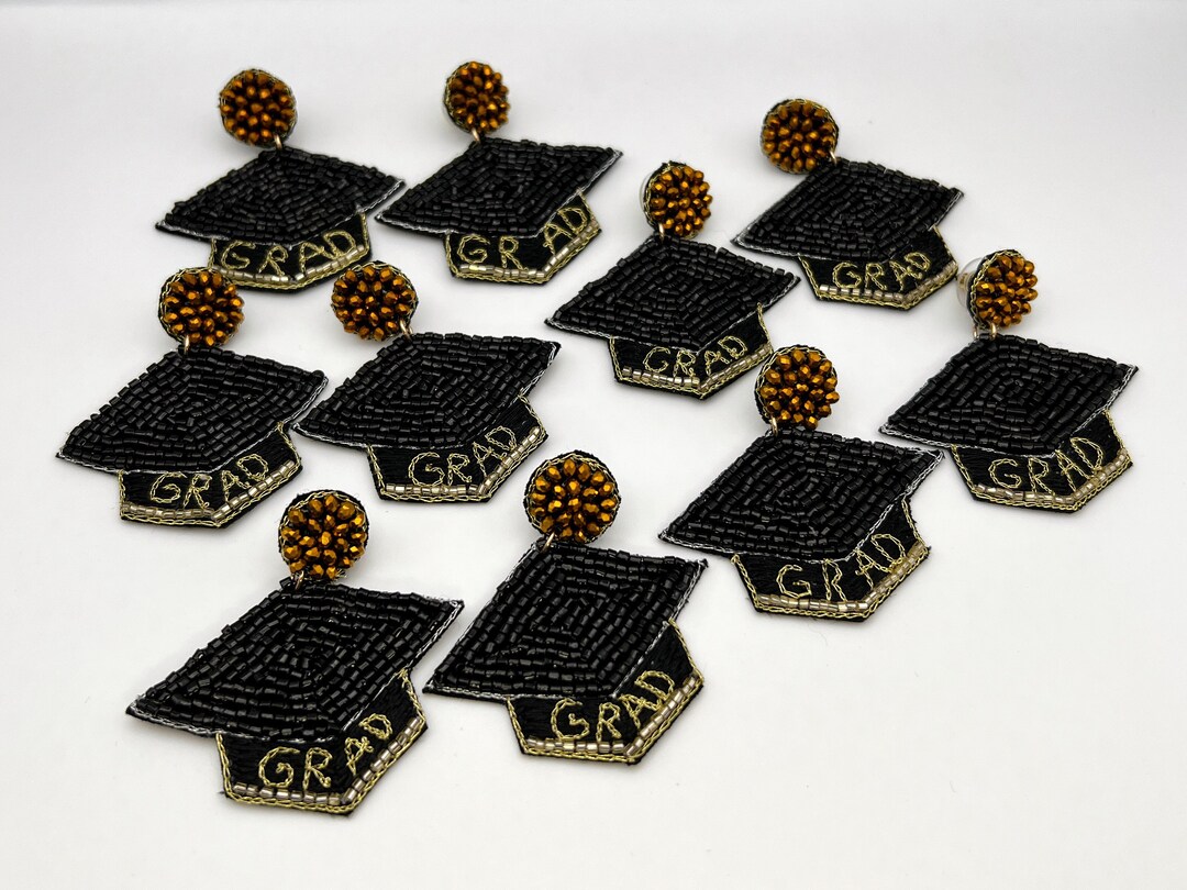 Class of 2024 Graduation Cap Earrings Perfect Grad Gift - Etsy