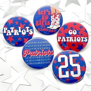 Pace Patriots Game Day Buttons | Patriot Pride Pinbacks, Football ...