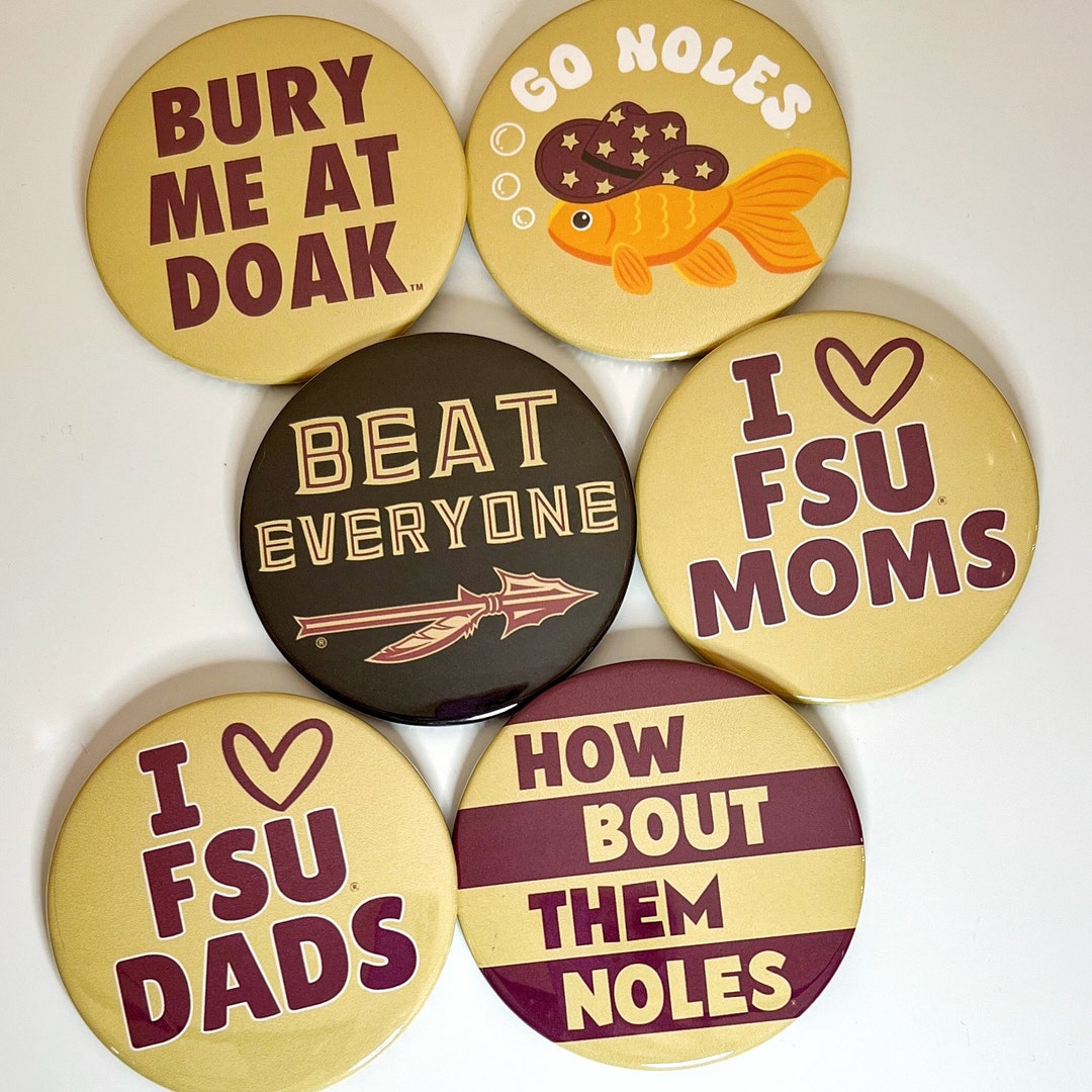 FSU Seminoles Gameday Buttons | Official Licensed Florida State ...