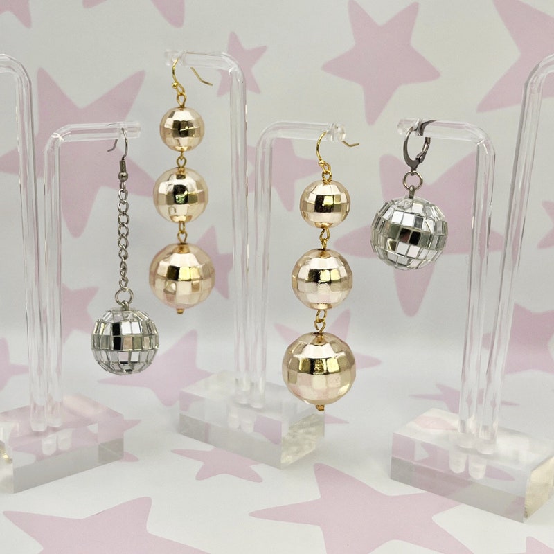 Disco Earrings - Etsy