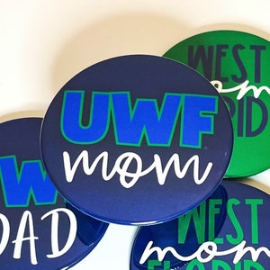 UWF Mom Dad Game Day Buttons || University of West Florida Argos ...