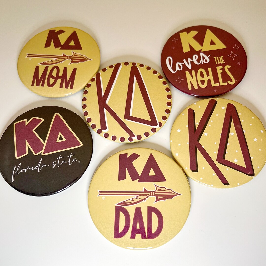 Kappa Delta KΔ Exclusive Officially Licensed FSU Sorority Buttons - Etsy