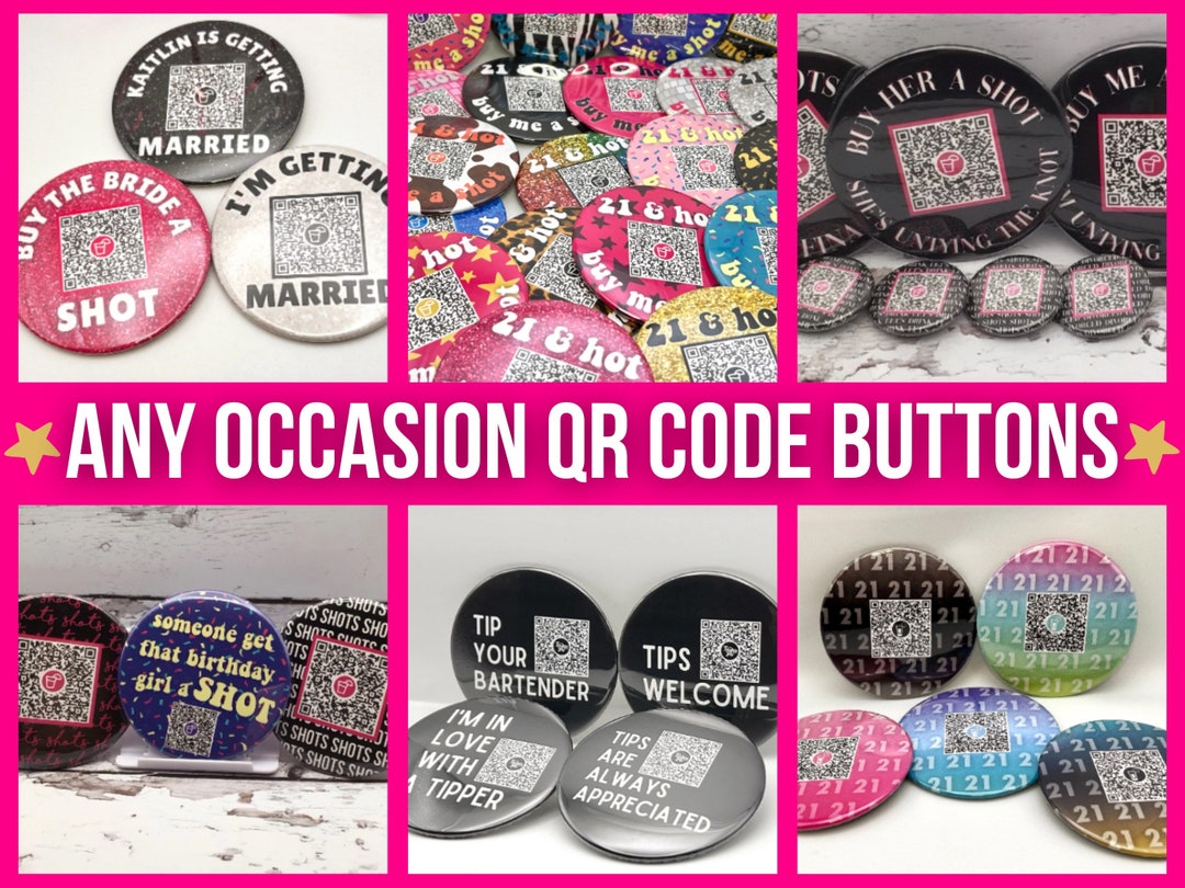 Any Occasion Custom Venmo QR Code Cashapp Button QR Sign Scan to Pay QR ...