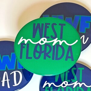 UWF Mom Dad Game Day Buttons || University of West Florida Argos ...