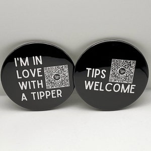 Virtual QR Code Tip Buttons Cashless Tipping Made Easy - Etsy
