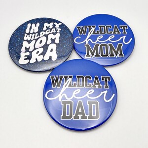 Wildcat Gameday Buttons | Cheerleading Gifts & Wildcats Spirit Pins - Etsy
