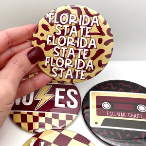 FSU Florida State University Official Licensed Game Day Buttons FSU ...