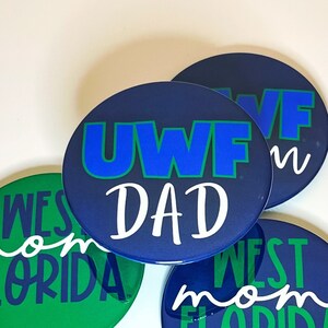 UWF Mom Dad Game Day Buttons || University of West Florida Argos ...