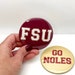 FSU Varsity Letter Florida State University Official Licensed Game Day ...
