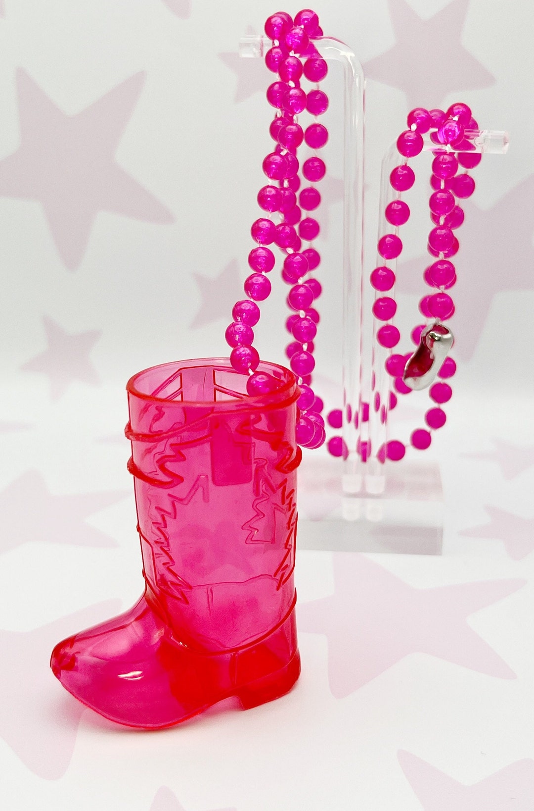 Boot Shot Glass Necklace Party Favor Shots Glass Nashville - Etsy