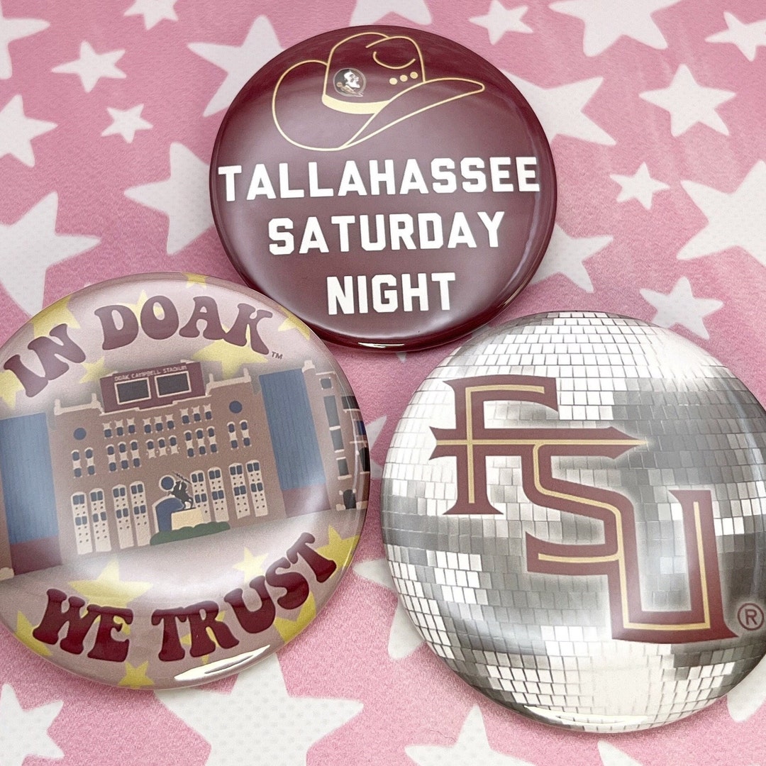FSU Florida State University Official Licensed Gameday Button ...