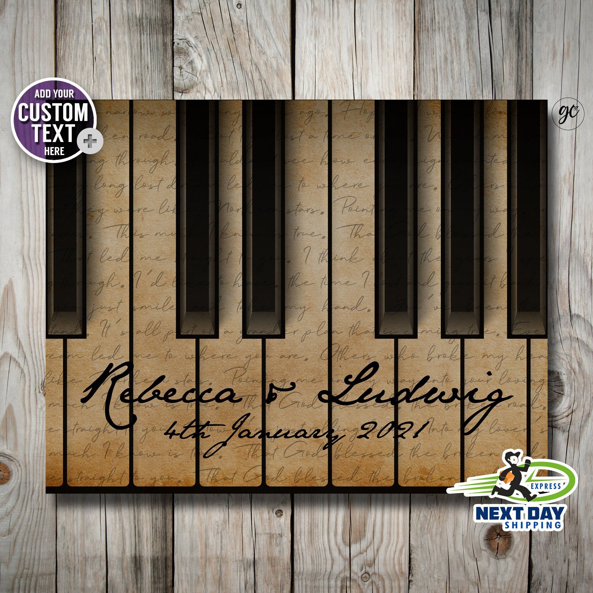 Piano Keys Wall Art