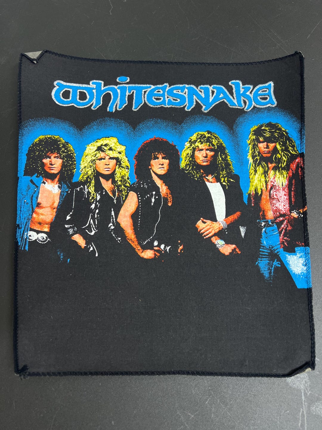 NOS Vintage Whitesnake Back Patch Jacket 80s Original Rock Band Tour ...