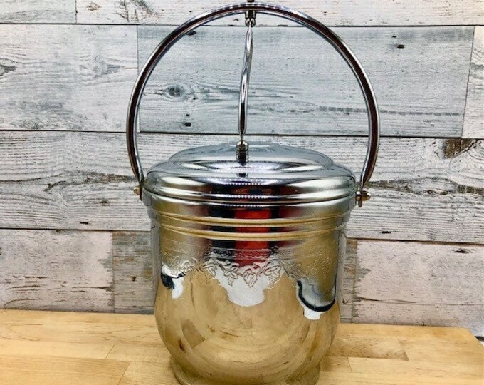 Vintage Ice Bucket With Lid