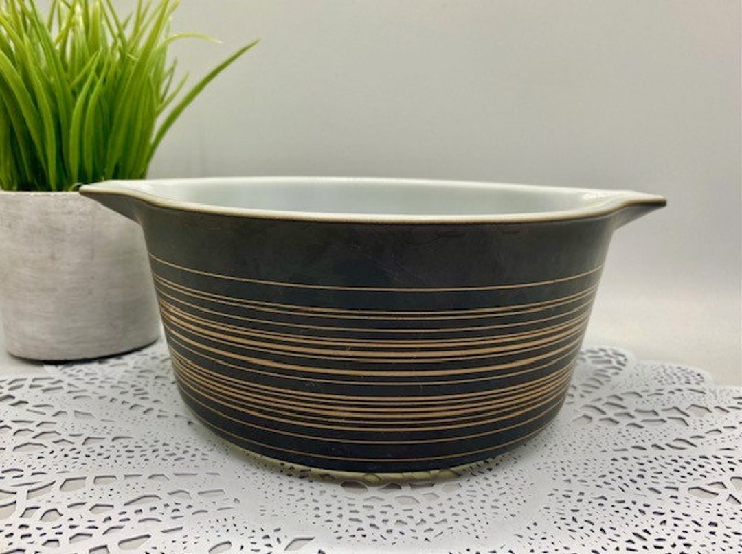 Vintage 1964 Pyrex Terra Pattern Mixing Bowl / Casserole 474 1.5 Quart ...