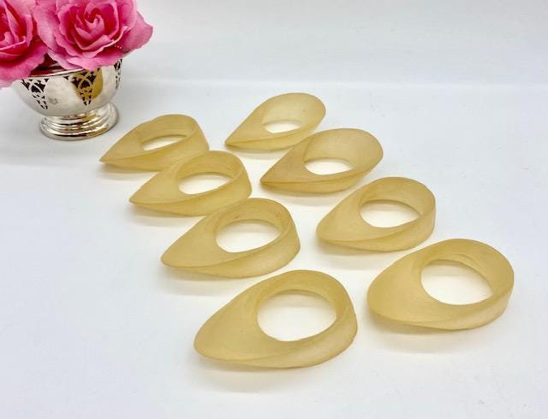 Antique Horn Napkin Rings Set of Eight C.1910s Made in England ...