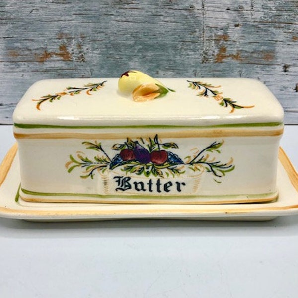 Retro Butter Dish - Etsy