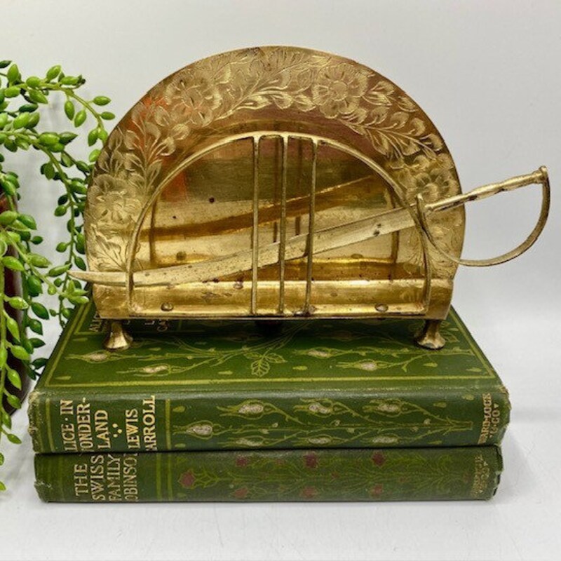 Brass Letter Holder - Etsy