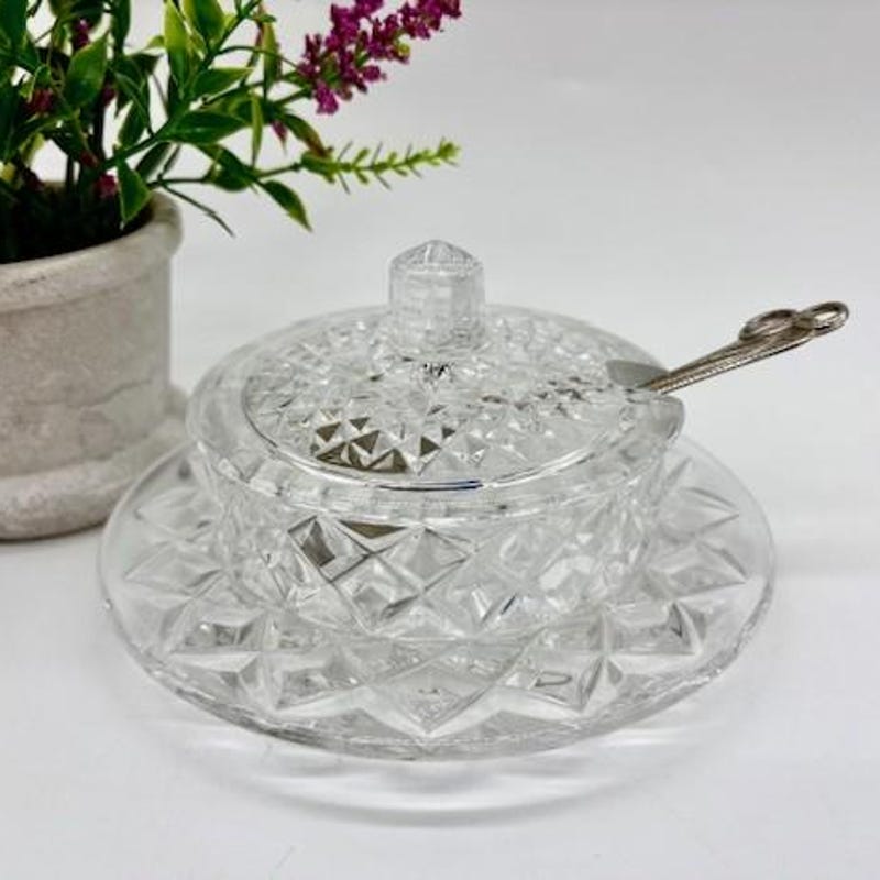 Vintage Crystal Bowl - Etsy UK