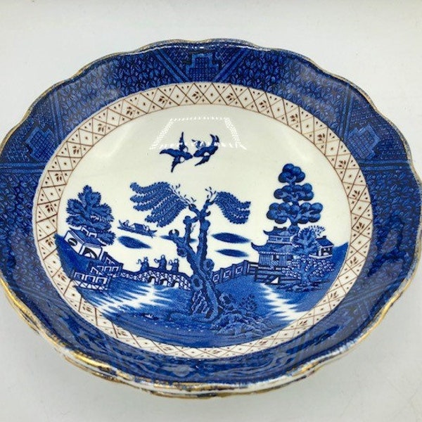 Real Old Willow Booths Bowls - Etsy