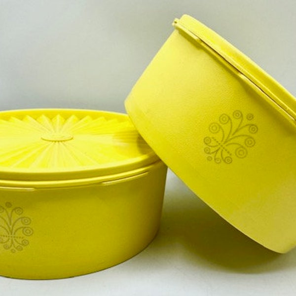 Yellow Tupperware - Etsy