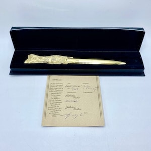Vintage 1992 Sterling Silver Letter Opener Alphonse Mucha Design 24 ...