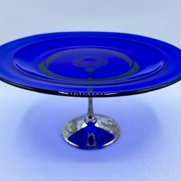 Blue Cake Stand - Etsy