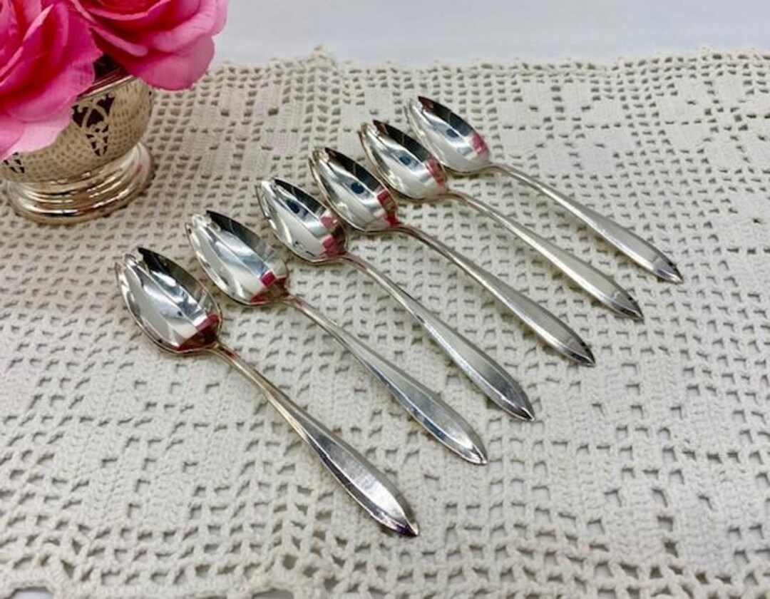 Antique Ice Cream Forks Silver Set of 6 Circa 1910s Community Plate ...