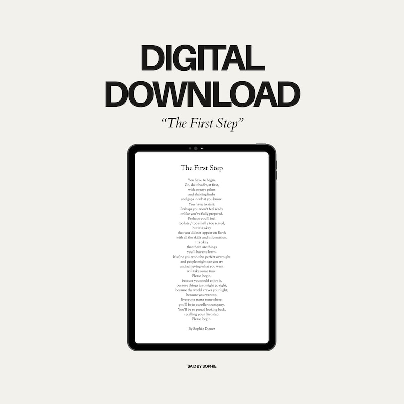 First Step of A - Etsy UK