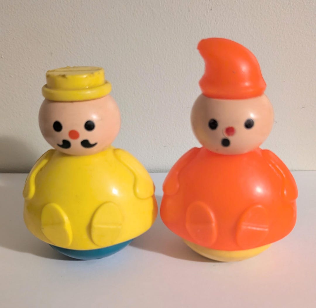 Fisher Price Vintage 1970's Butcher & Candlestick Maker Two Weeble ...