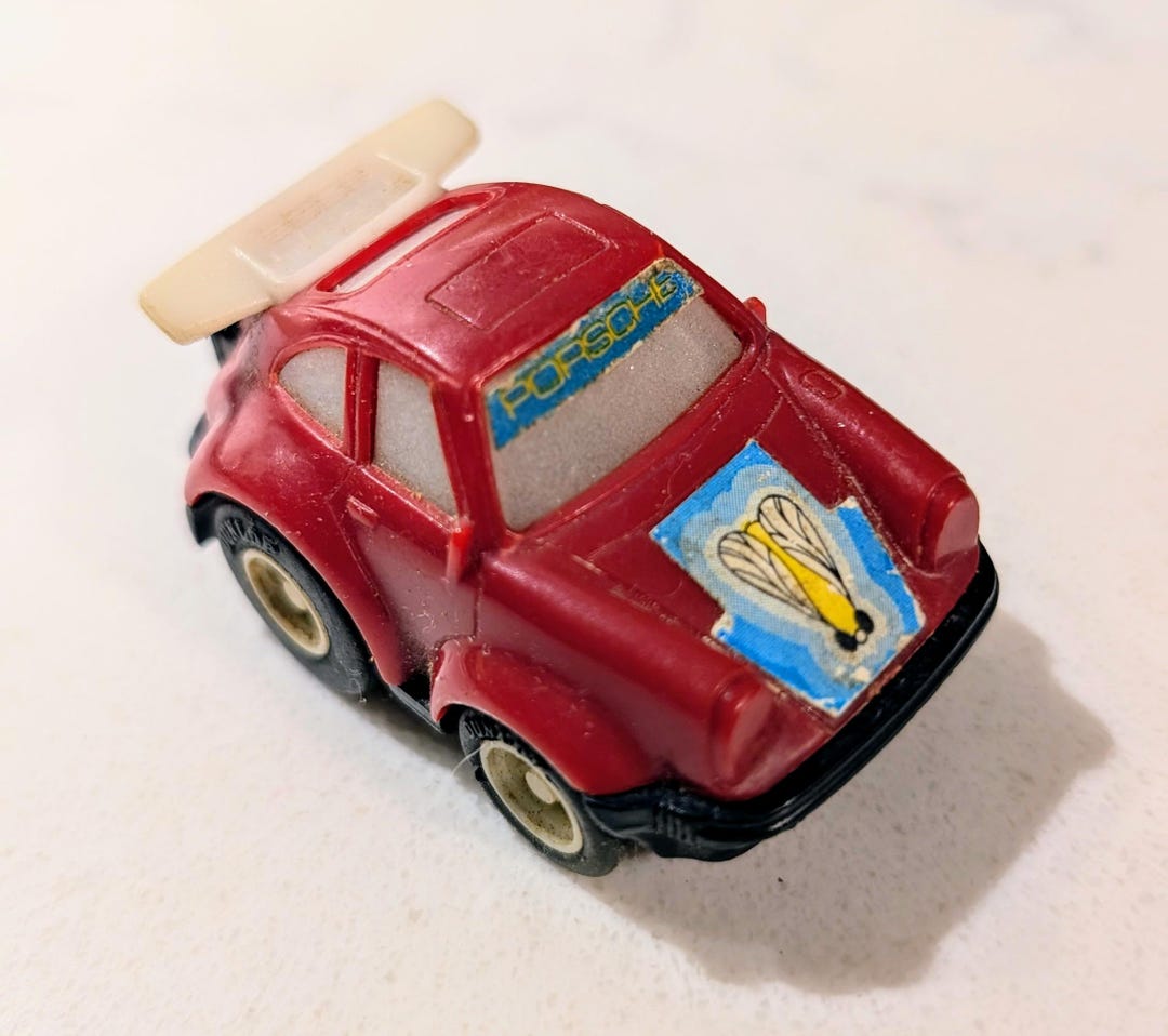 Takara Vintage HTF 1981 Penny Racer Dark Red Porsche Firefly Pullback ...