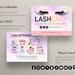 EDITABLE Lash Extension Aftercare Card Eyelash Extensions - Etsy