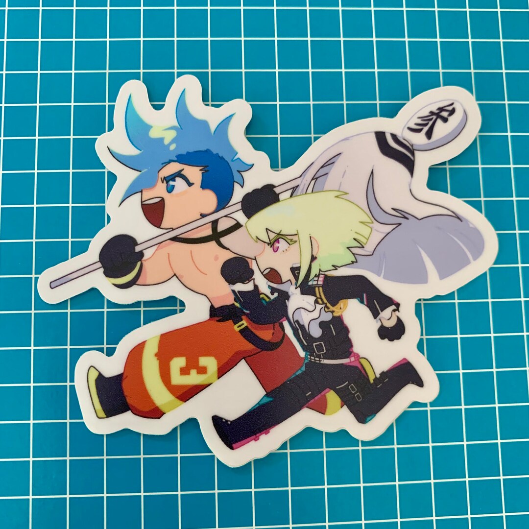 Promare Galo & Lio Vinyl Sticker - Trailblazers - Etsy