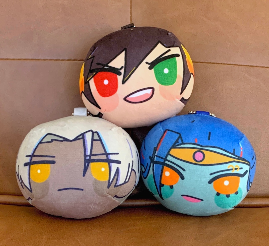 CLEARANCE - Hades Game Manjuu Plush Keychain - Big 3: Zagreus Thanatos ...