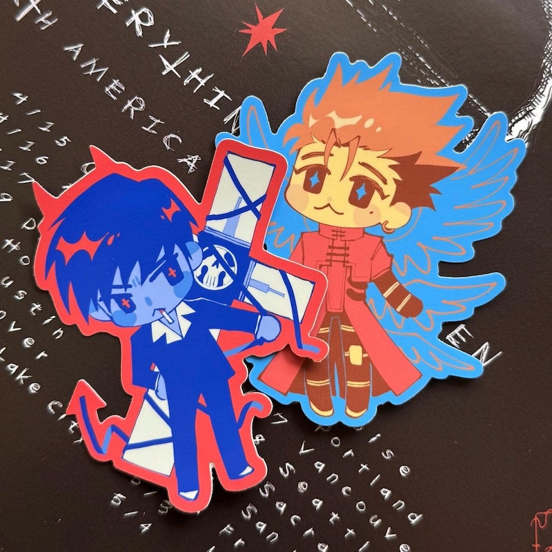 Wolfwood Trigun Sticker - Etsy