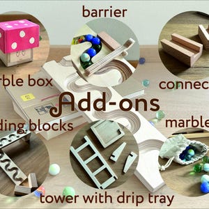 3 Different Marble Run Plates Set Obstacle Plates and Winding Plate 90 ...