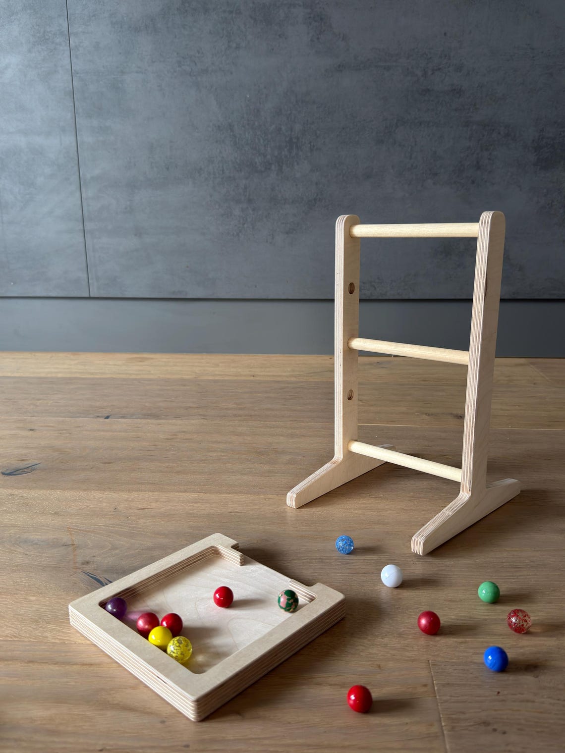 Tower for Marble Run, Plates for Glass Marbles, Winding Marble Run ...