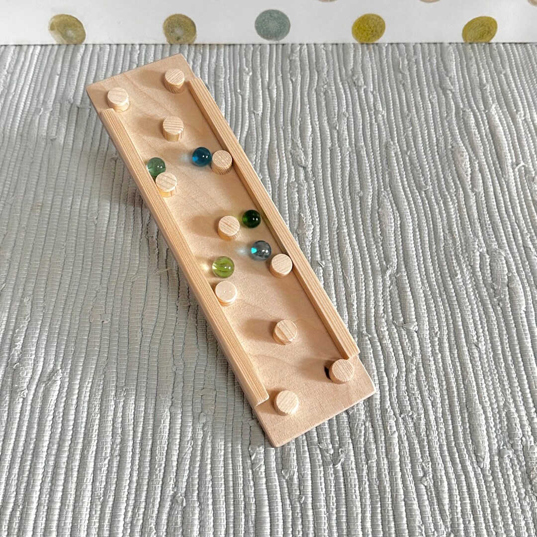 Marble Run Obstacle Plate With Buttons, Marble Run Plate, Marble Run ...